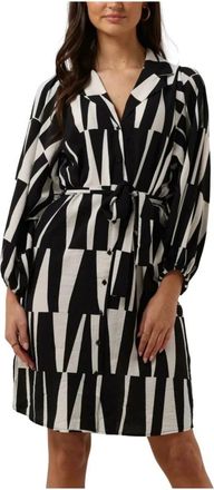 Object Taro 3/4 Kleid in Schwarz - - Dresses - Damen - Schwarzk - XS