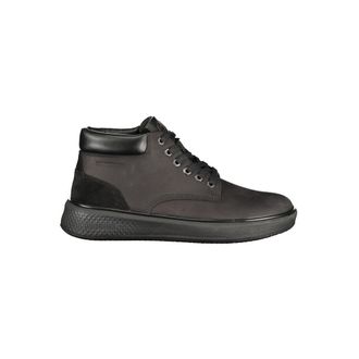 Lumberjack Schwarze Leder Herren Sneaker