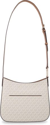Michael Michael Kors Womens Shoulder Bag With Logo Beige 89.pvc