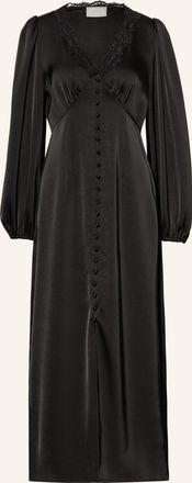 Neo Noir Neo Noir Satinkleid Anio Mit Spitze schwarz