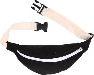 Hemobllo Canvas Bauchtasche Brusttasche aus Robustem Canvas Tragbare Umh&auml;ngetasche f&uuml;r M&auml;dchen und Jungen Multifunktionale Outdoor Tasche in Schwarz