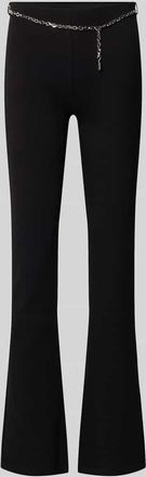 HUGO BOSS Weite Hose aus Baumwoll-Mix Modell Nenrietta