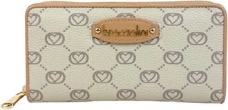 Braccialini Femme, Accessoires, Beige, Taille: ONE Size Portefeuille zipp&eacute; Monogram