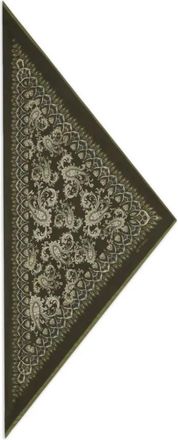 Etro Homme, Accessoires, Vert, Taille: ONE Size Triangle Foulard Print Scarf