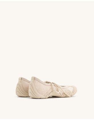 JW PEI Caitlin - Ballerina-Sneaker zum Schn&uuml;ren in Grau