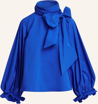 Essentiel Schluppenbluse Keily blau