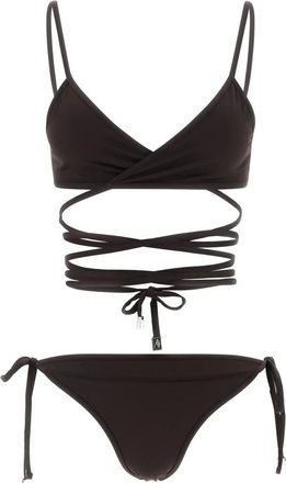 The Attico Femme, Maillots de bain, Brun, Taille: 38 FR Il Primo Bagno Bikini