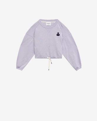 Isabel Marant Sweatshirt Margo - Femme - Lilac/dark Navy - Taille36 - Marant &Eacute;toile