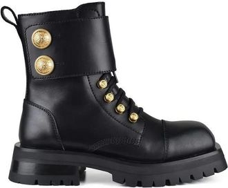 Balmain Stiefel - Ranger Army Boots - Gr. 35,5 (EU) - in Schwarz - f&uuml;r Damen