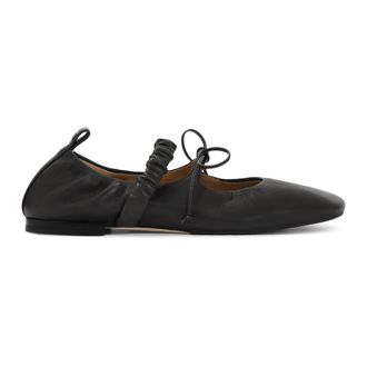 Kazar Modische schwarze Ballerinas auf einer Ledersohle - - Shoes - Damen - Schwarzk - 36 EU
