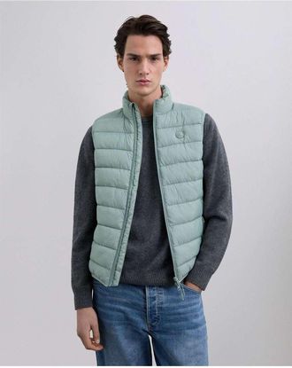 Scalpers New Gstaad - Doudoune sans manches - Kaki clair-Vert