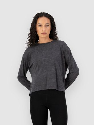 Mons Royale Zephyr Merino Tencel Boxy Haut technique gris