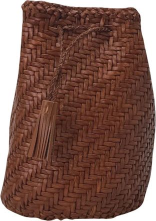 Dragon Diffusion Femme, Sacs, Brun, Taille: ONE Size Pompom Double Jump Shoulder Bag
