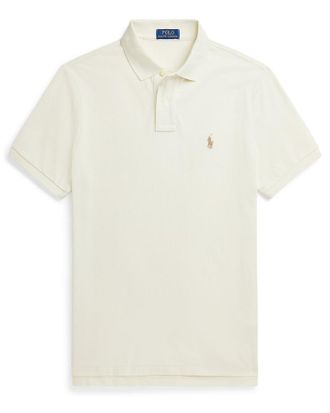 Ralph Lauren Piqu&eacute;-Poloshirt mit Logo-Stickerei, Custom Slim Fit in
