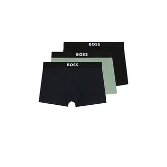HUGO BOSS Lot de 3 boxers en coton m&eacute;lang&eacute;