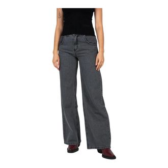 La Haine Inside Us Lw833 Jean Large - Femme - Jeans - Gris - Taille: 44 FR