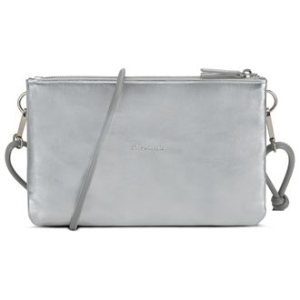 Expatri&eacute; Clutch Damen Silber Grau - Emilie - Stylische Umh&auml;ngetasche f&uuml;r Hochzeit, Party & Freizeit - Kleine Handtasche in zwei Farben - Crossbody Bag f&uuml;r Frau