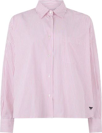 Max Mara Femme, Blouses et Chemises, Rose, Taille: 38 FR Shirt Aureo With Stripes