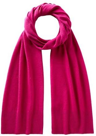 Benetton Écharpe en Tricot 1002du01e Foulard, Aubergine, Taille Unique Femme