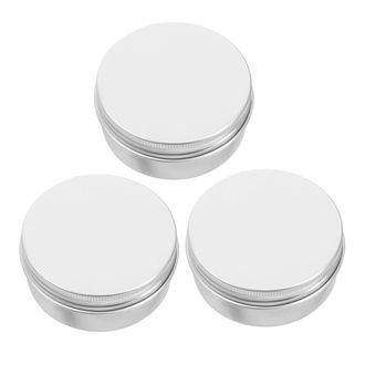 BESPORTBLE 3 St&uuml;ck Pack Aluminium Seifendosen mit Deckel Kompakt Wasserabweisend und Reisefreundlich Runde Metall Aufbewahrungsbox f&uuml;r Seife Cremes und Kleine Ut