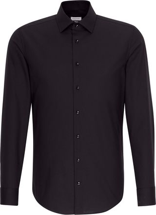 Seidensticker Herren Business-Hemd - Slim Fit - B&uuml;gelfrei - Kent Kragen - Langarm - Baumwolle