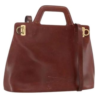 Ferragamo Sac &agrave; main Pre-owned - Femme - Pre-owned - Brun - Taille: ONE Size