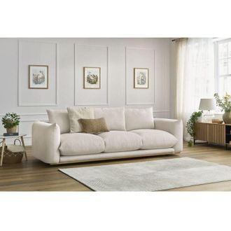 BOBOCHIC Bobochic - Canap&eacute; droit fixe 3 places ernest Beige