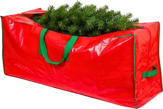 Shatchi Weihnachts-Aufbewahrungsbeh&auml;lter f&uuml;r bis zu 2,7 m, zerlegter k&uuml;nstlicher Weihnachtsbaum, langlebiges wasserdichtes Material, mit Rei&szlig;verschluss und Tr