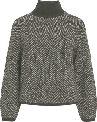 Vila Vilory High Neck L/S Knit Top - Noos