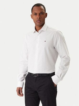 Tommy Hilfiger Hemd MW0MW41660 Wei&szlig; Slim Fit