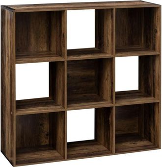 5five Simply Smart 5five Simply Smart - tagère 9 Cases Indus Mix Marron Five