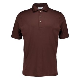 Gran Sasso Kurz&auml;rmeliges Polohemd - - Tops - Herren - Braun - 2XL