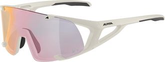 Alpina HAWKEYE S QV - Selbsttönende, Bruchfeste & Beschlagfreie Sport- & Fahrradbrille Mit 100% UV-Schutz Für Erwachsene, cool-grey matt, One Size