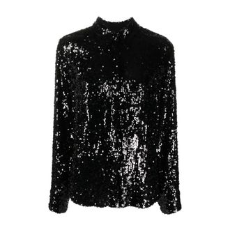 Dries Van Noten Femme, Blouses et Chemises, Noir, Taille: 38 FR Blouses
