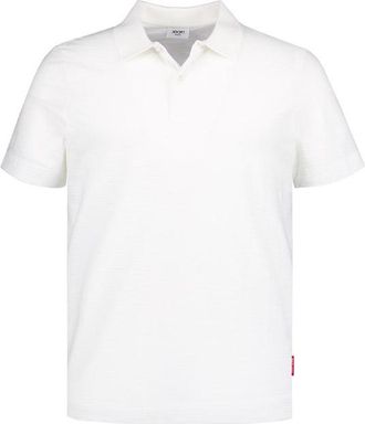 Joop Herren Polo-Shirt wei&szlig; Baumwolle