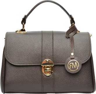 Roberta M Bordeaux Leder Tasche