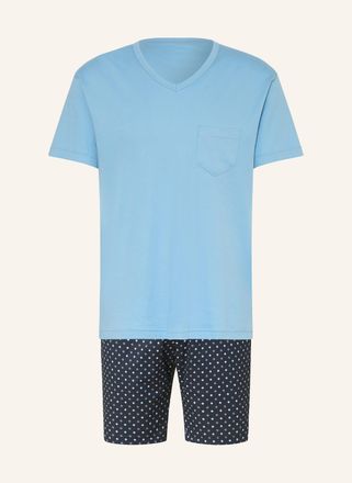 CALIDA Calida Shorty-Schlafanzug Relax Streamline blau