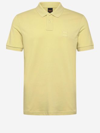 HUGO BOSS Mens Polo Shirt Stretch Cotton Yellow T-shirts And Polos