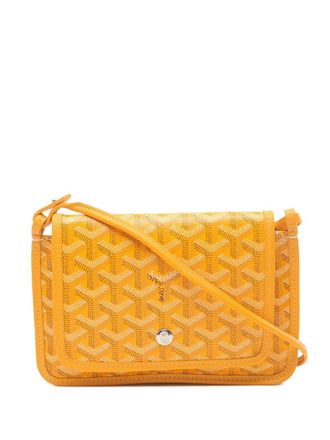 Goyard 2000-2025 Goyardine Plumet Pocket Wallet Umh&auml;ngetasche - Gelb