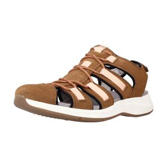 Clarks Solan Sail Combi flache Sandalen - - Shoes - Damen - Braun - 37 1/2 EU
