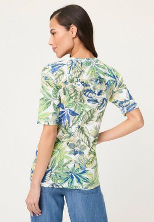 Olsen T-Shirt Shirt mit Allover-Dessin