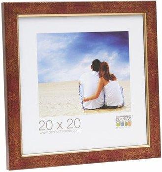 Deknudt Frames Bilderrahmen Größe (Bild): 35 cm H x 28 cm B, Farbe: Rot/Gold