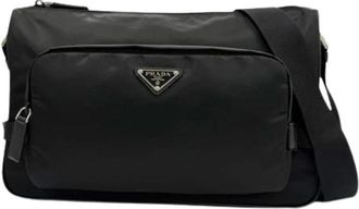 Prada Sac bandouli&egrave;re Pre-owned en nylon - Homme - Pre-owned - Noir - Taille: ONE Size