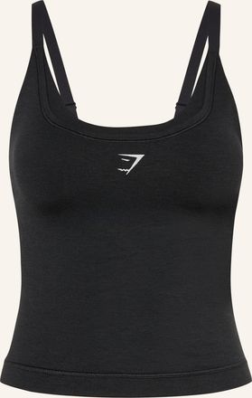 Gymshark Gymshark Tanktop Interval Seamless Midi schwarz