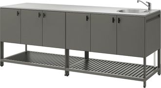 IKEA B&Aring;TSK&Auml;R Au&szlig;enk&uuml;che mit Sp&uuml;leneinheit