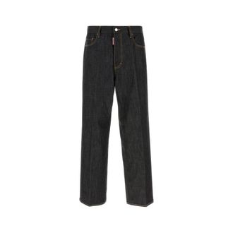 Dsquared2 Loose Wide-leg Jeans - - Jeans - Herren - Schwarzk - L