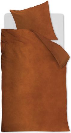 Beddinghouse at Home by BeddingHouse Tender bettwäsche-Set 2 TLG. - 135x200 - Terrakotta - Samt - mit Reißverschluss
