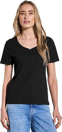 Street One Damen T-Shirt mit Dekortape