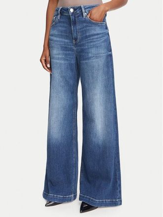 Guess Jeans W6YAJG D1355 Blau Wide Leg