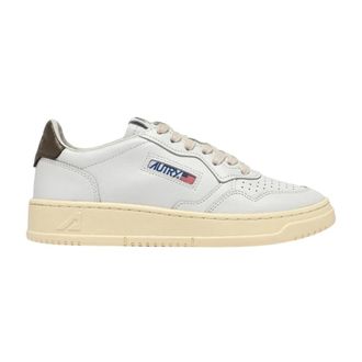 Autry Baskets basses en cuir Medalist - Homme - Chaussures - Blanc - Taille: 44 EU